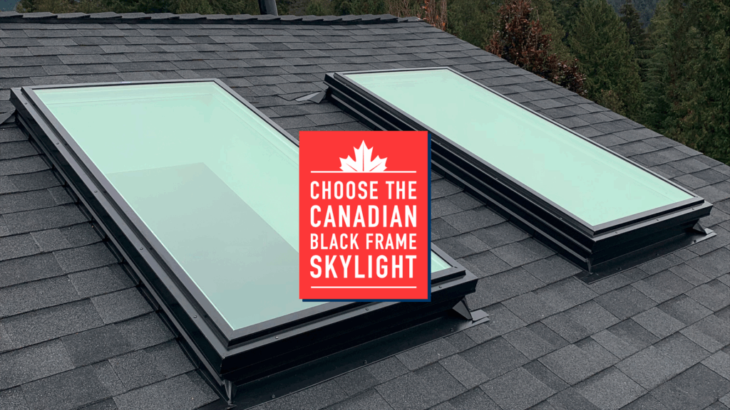 The superior black frame skylight | Columbia Skylights - Canada's ...